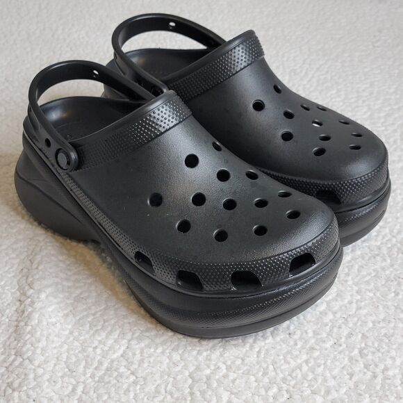 CROCS | Shoes | Crocs Classic Bae Clogs Platform Shoes Womens Size Slip ...